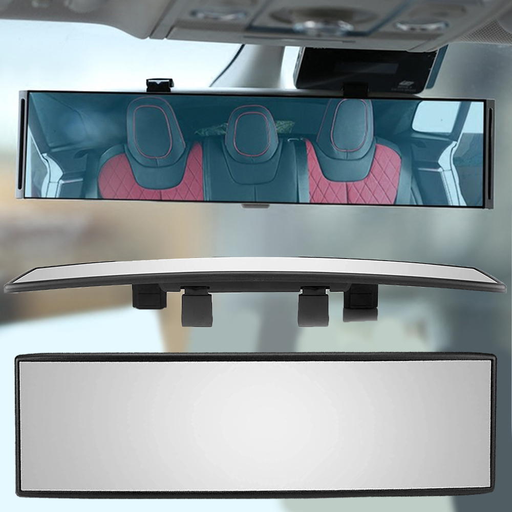 DOXMALL 12 inch Wide Angle Car Rear View Mirror Anti-dazzle Interior ...