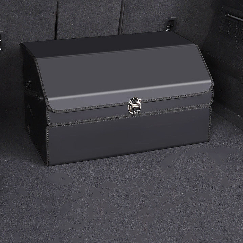 Doxmall Double Layer Collapsible Car Boot Storage Box Universal ...