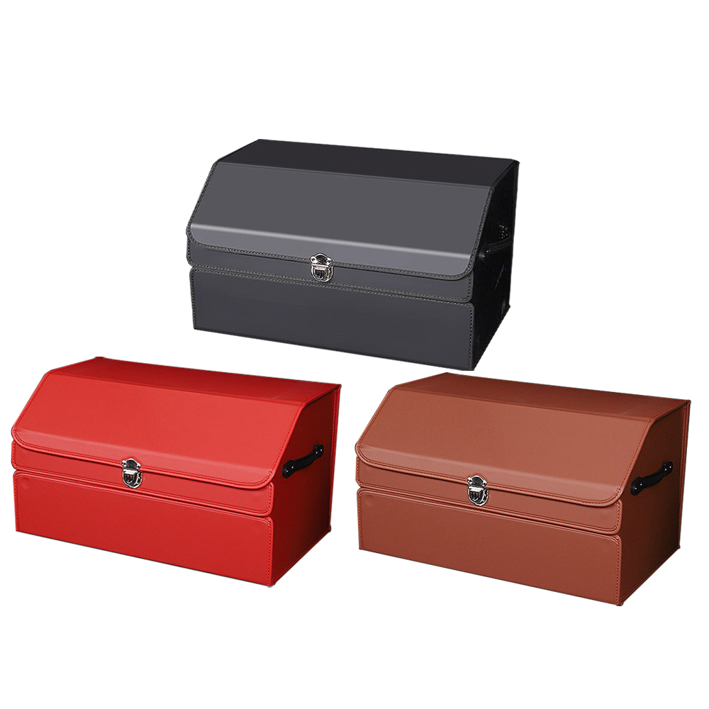 Doxmall Double Layer Collapsible Car Boot Storage Box Universal ...