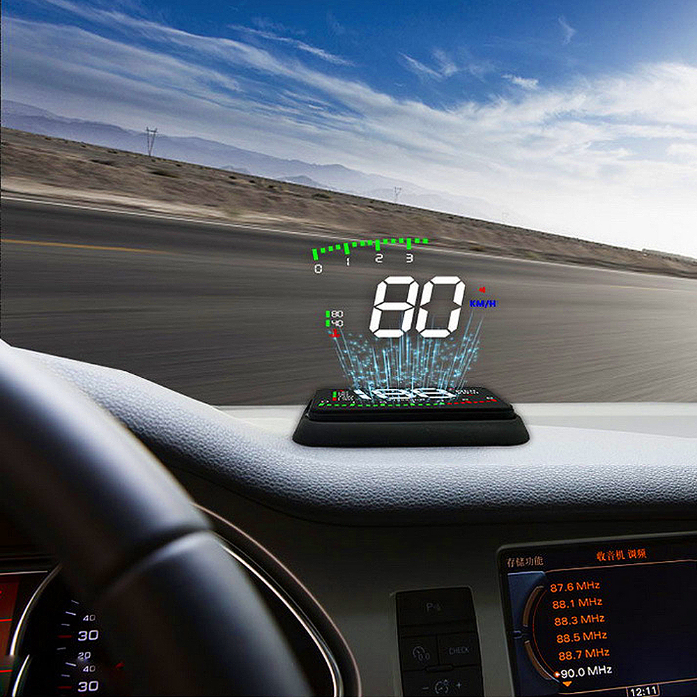 Doxmall OBD2 Head Up Display Speedometer Windshield Auto HUD Display ...
