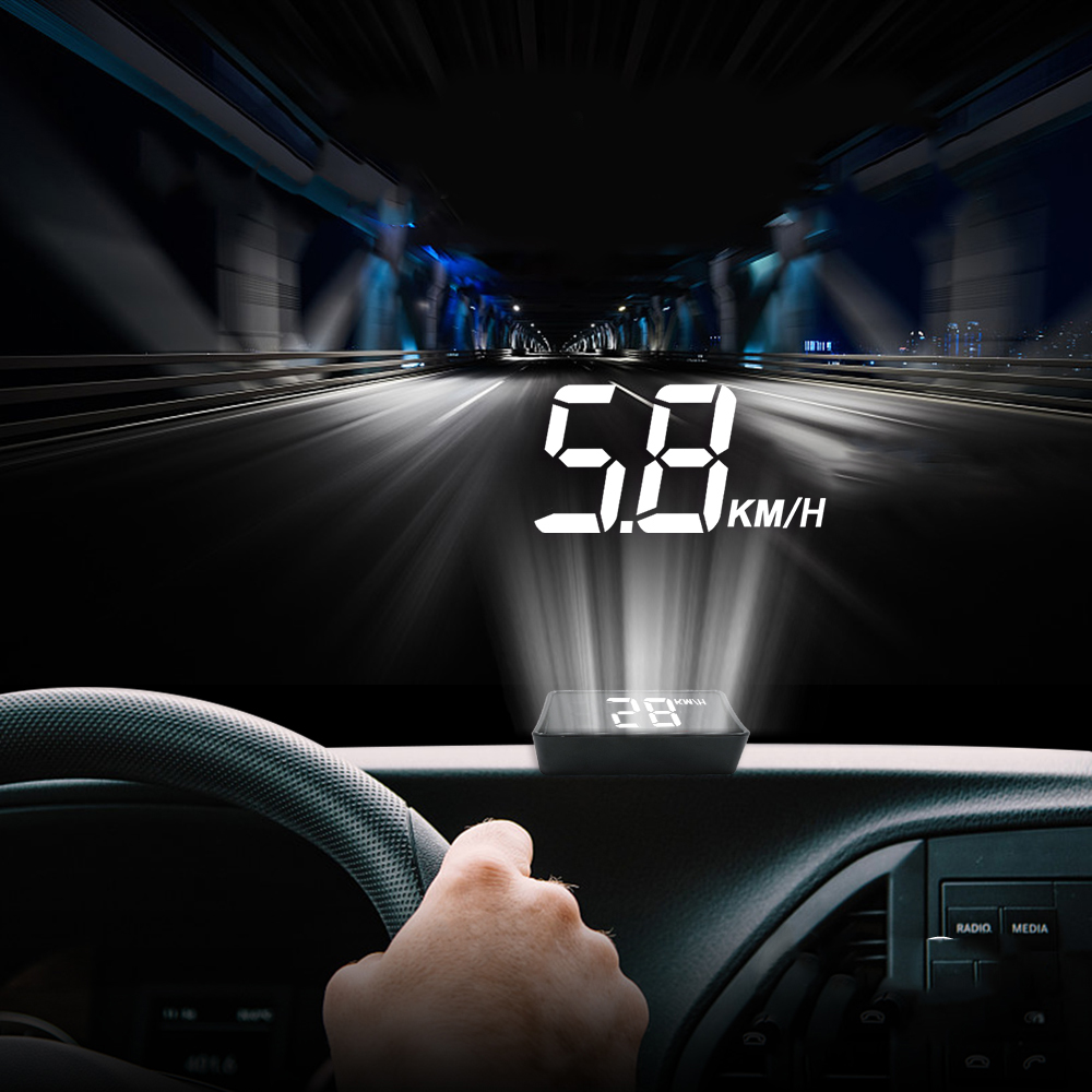 Doxmall Automobile Vehicle HUD Rise Monitor OBD Driving Computer Speed ...