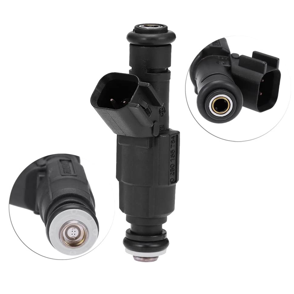 Doxmall 6Pcs 4 Holes Fuel Injector Kit 0280155784 fit for 99-01 for ...