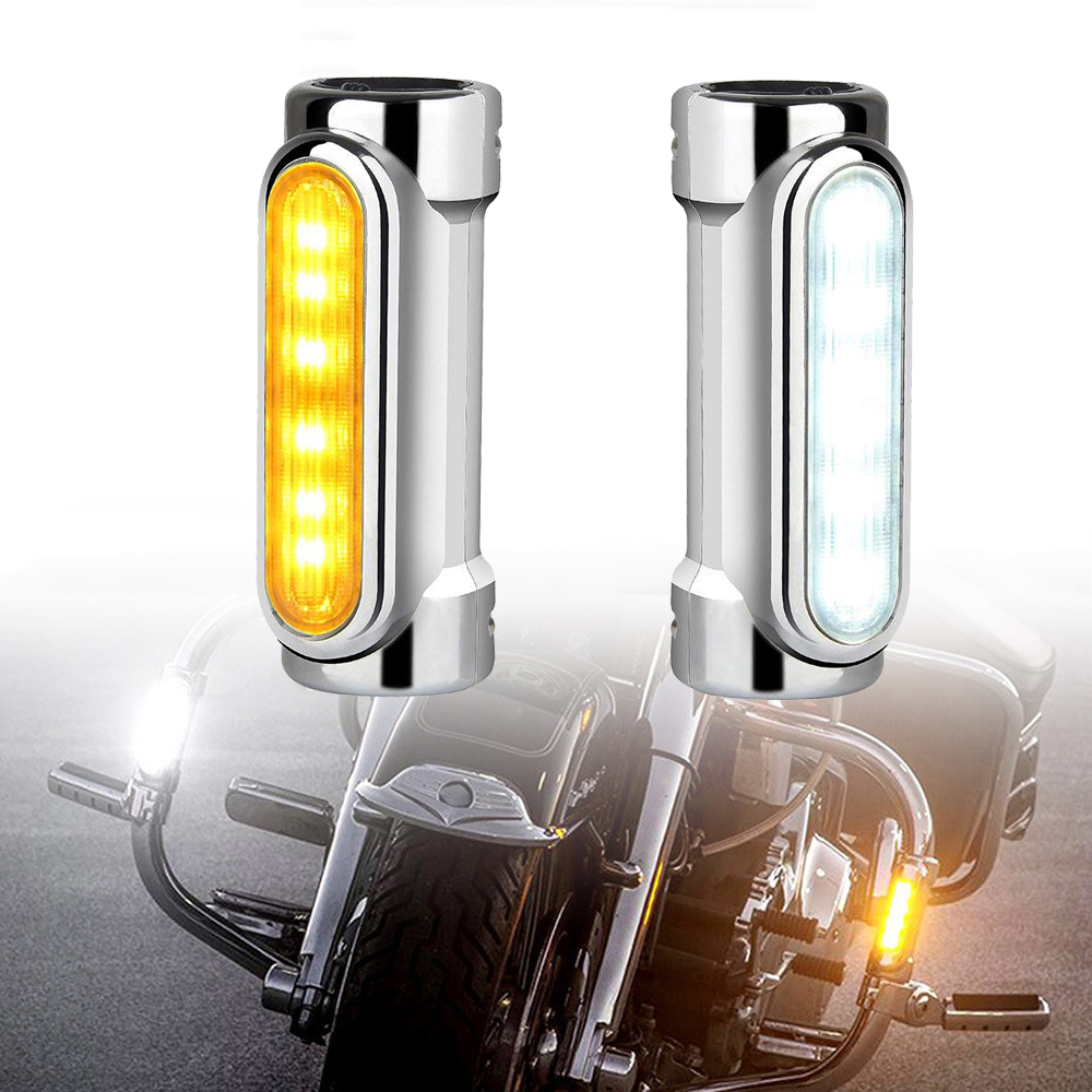 Doxmall 2Pcs Motorcycle Highway Bar Lights Switchback Driving Lights ...