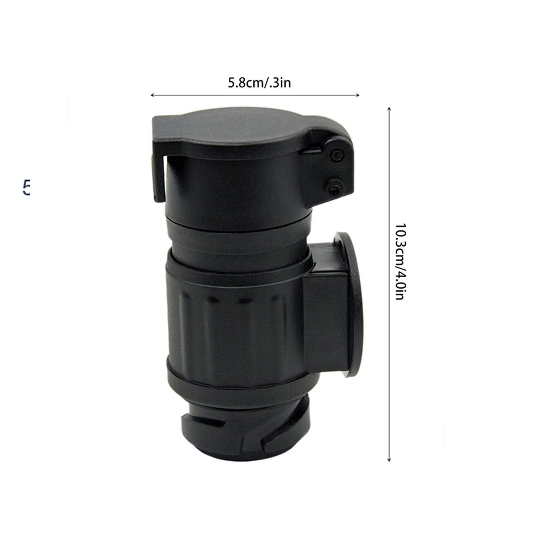 Plug Adapter Towbar 13 Pin to 7 Pin Trailer Socket for European ...